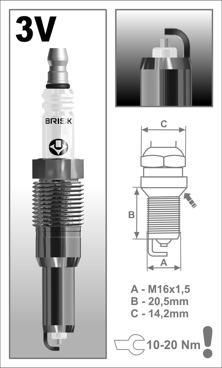 3VR17C Spark Plug – briskusa