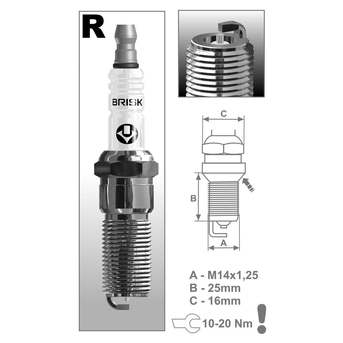 BRISK SILVER RACING SPARK PLUG – briskusa